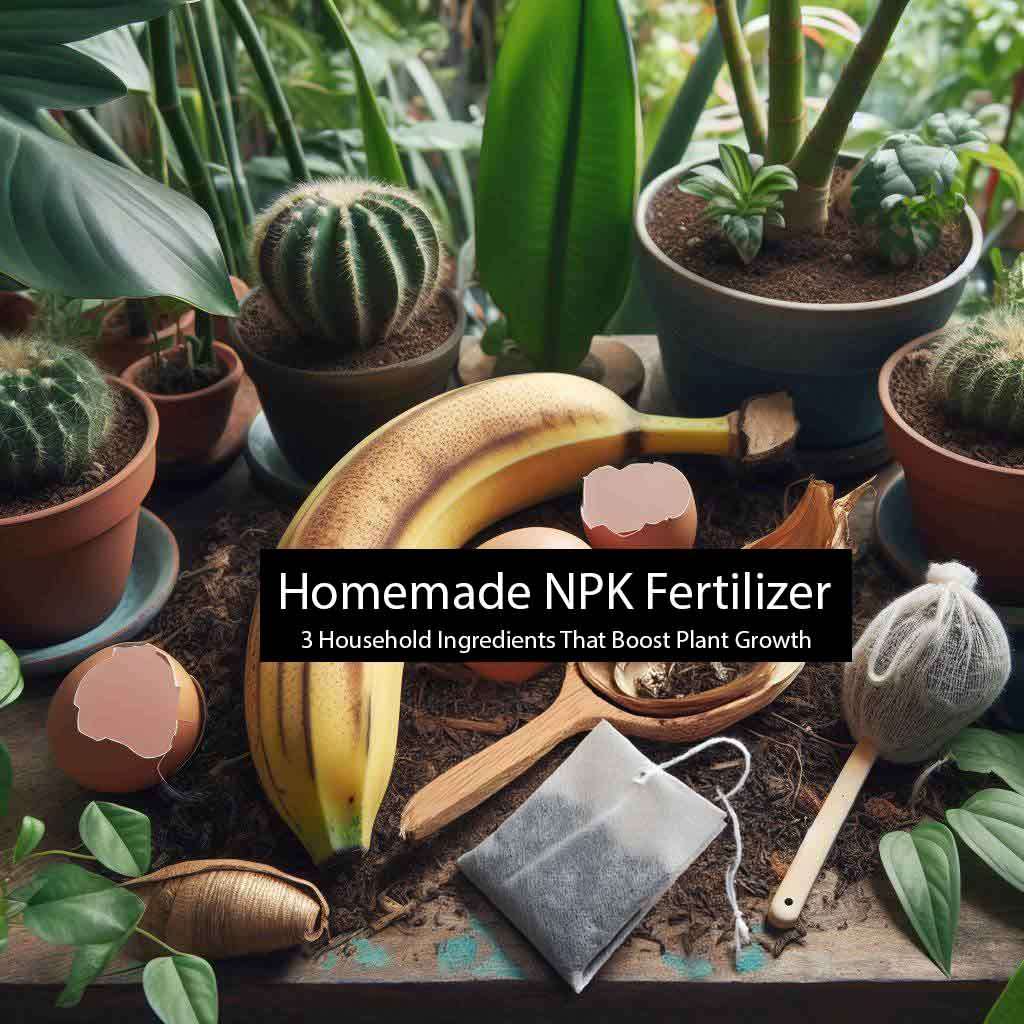 DIY NPK Fertilizer: 3 Ingredients that Boosts plant growth